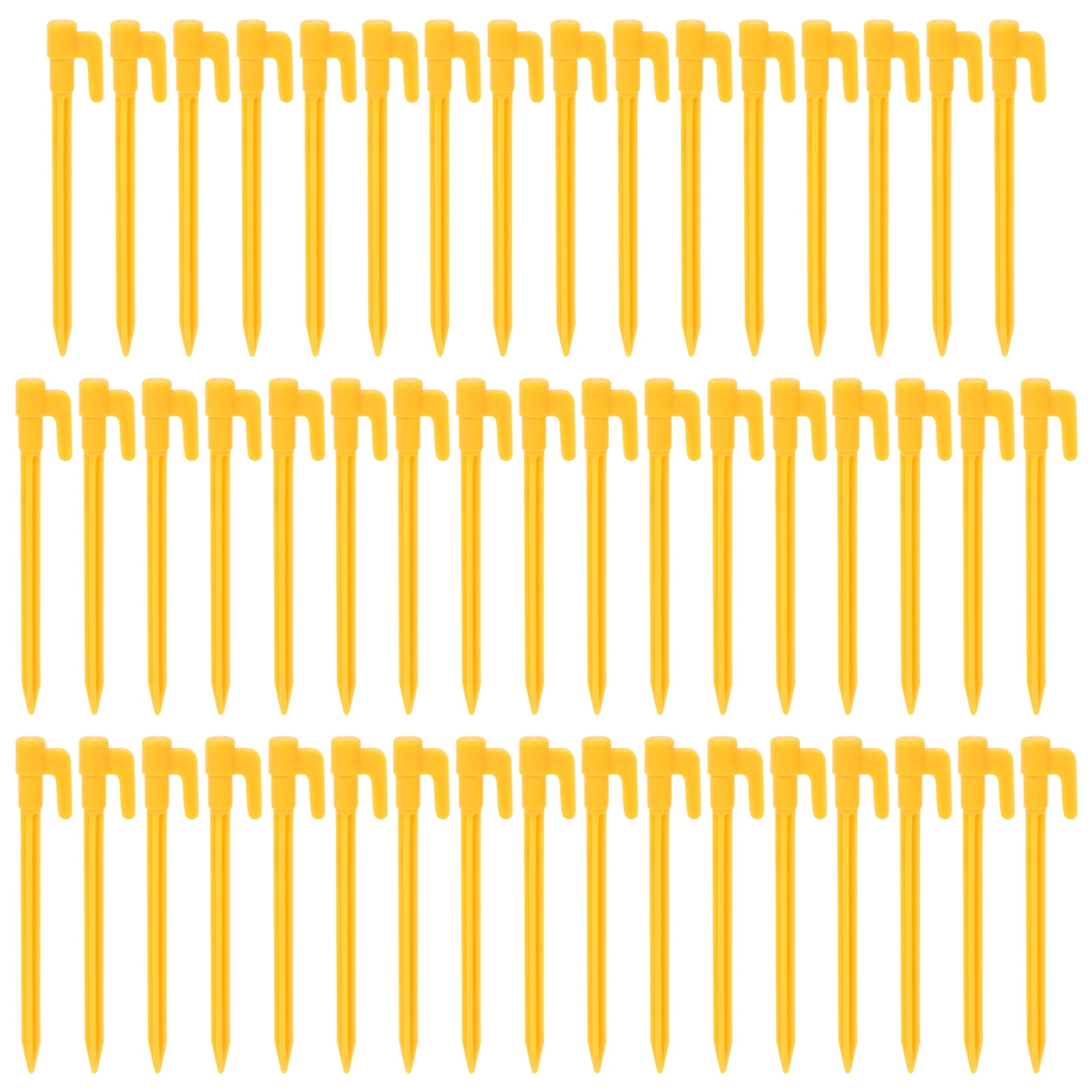 50pcs Camping Tent Fixing Pegs Outdoor Tent Plastic Fixing Nails Ground ...