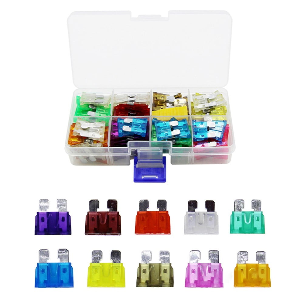 50pcs Car Automotive Medium Standard Fuses Auto Blade Fuse Assortment ...