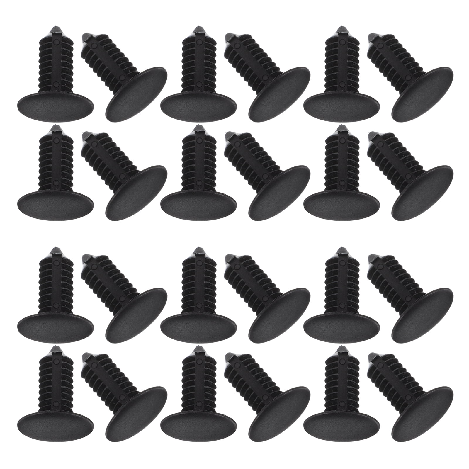 50pcs Car Retainer Clips Plastic Rivet Clips for Car Bumper Shield ...