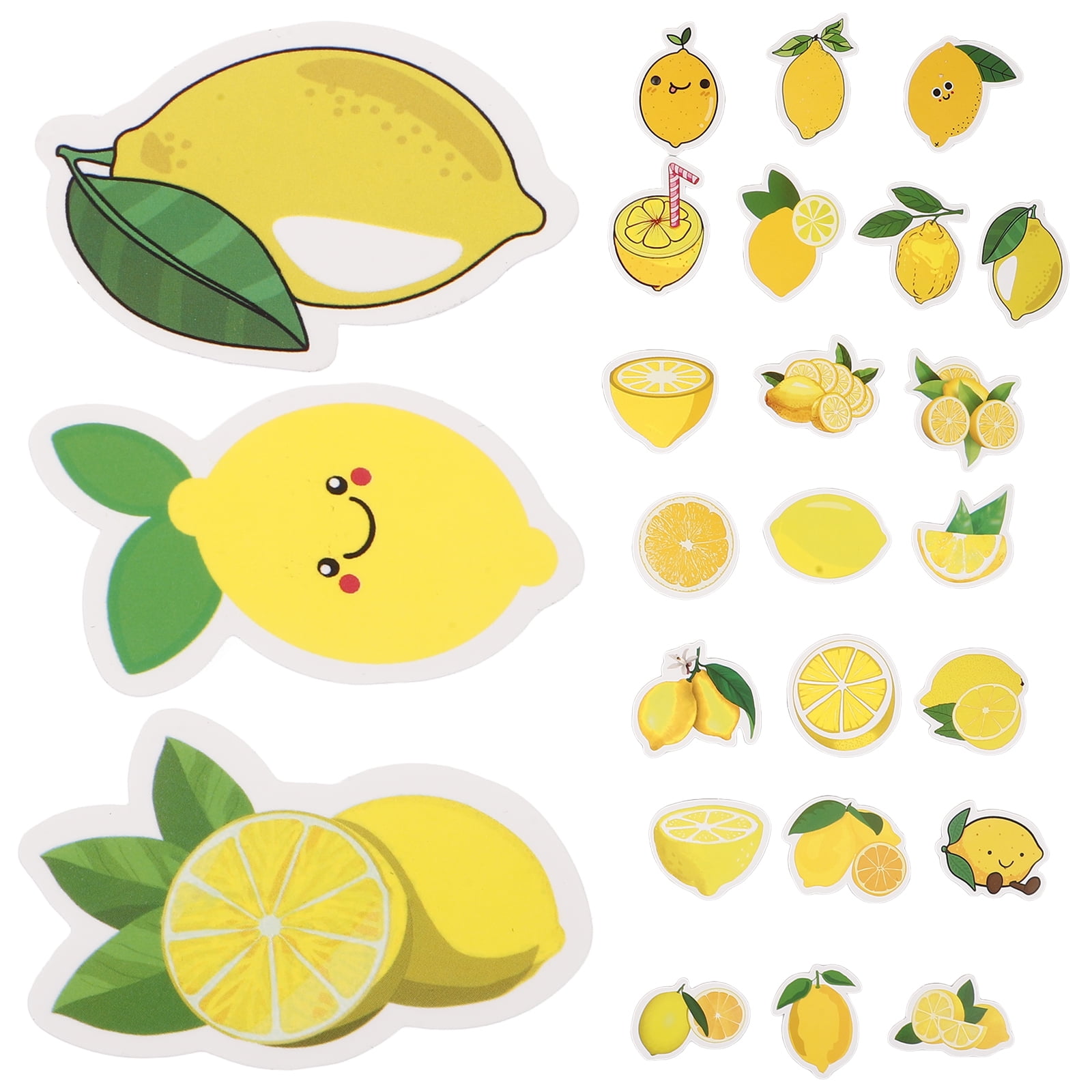 50pcs Cartoon Lemons Stickers Lovely Lemons Sticker Suitcase Decals ...