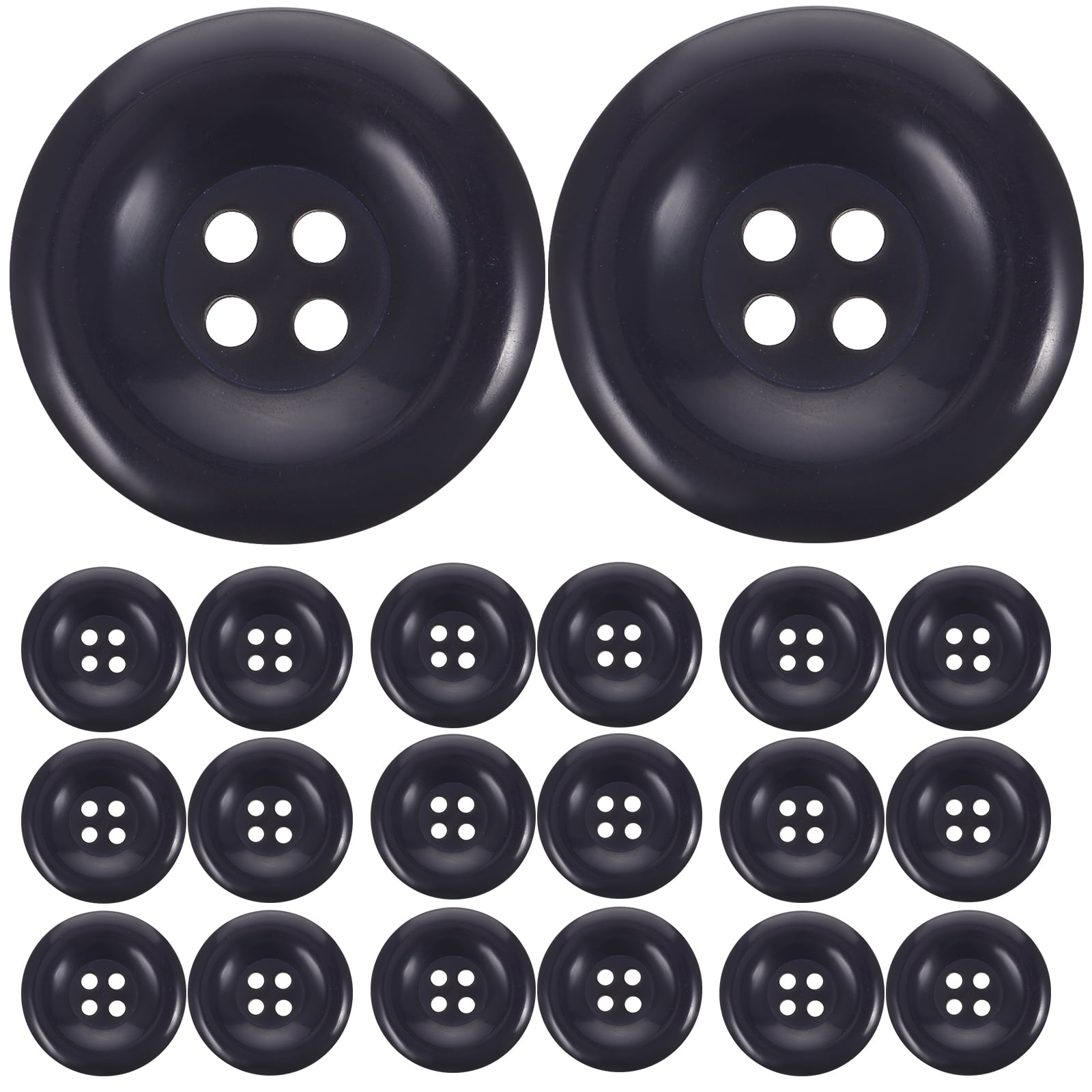 RENACLIPY Navy Resin Buttons for Coats and Suits, and Practical Sewing ...