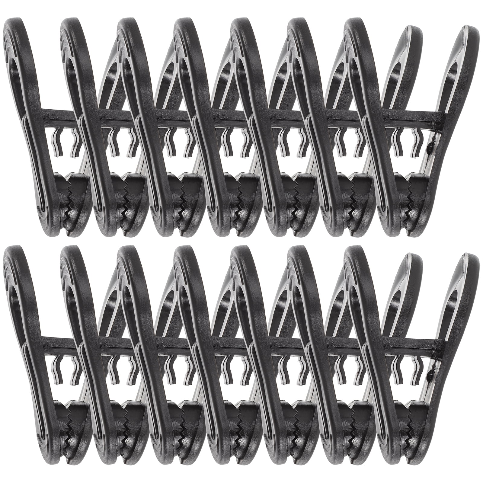 50pcs Clothes Hangers Clips Pants Hangers Plastic Clips Clothing Clamps ...