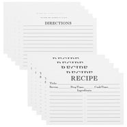 Outshine Premium Recipe Cards 3x5 Inches, Farmhouse Kitchen Design (Set ...