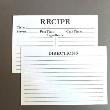 On the Surface Wood Rectangle Recipe Box with Recipe Cards, Paint Your ...