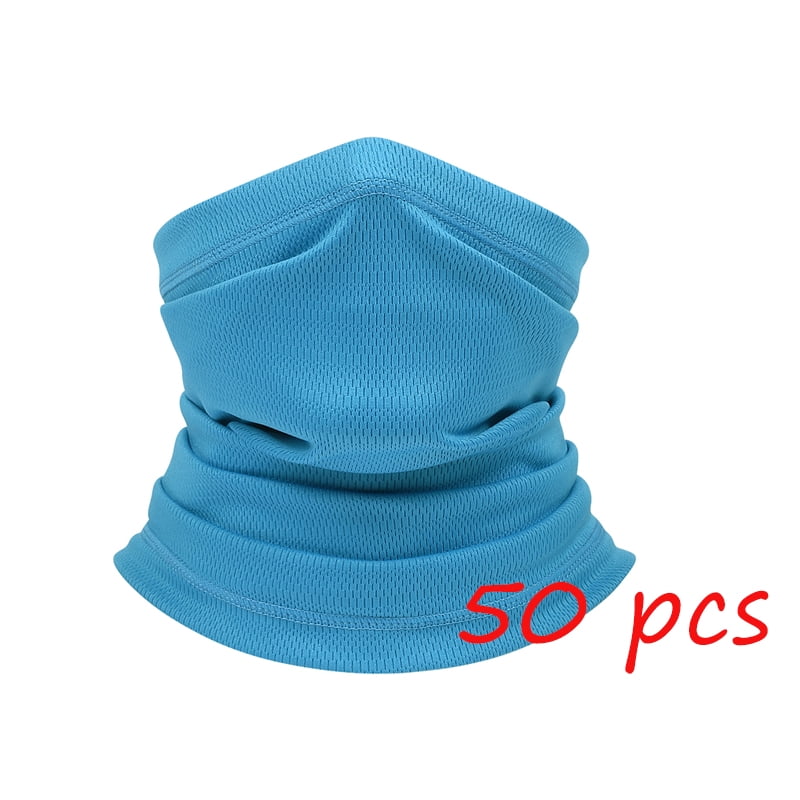 50pcs Cooling Sweat Wicking Neck Gaiter Face Mask Cycling Fishing ...