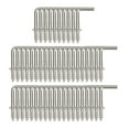 50pcs Cup Hooks Screw-in Wall 1/2 Inch Metal Thread Square Hooks Great ...