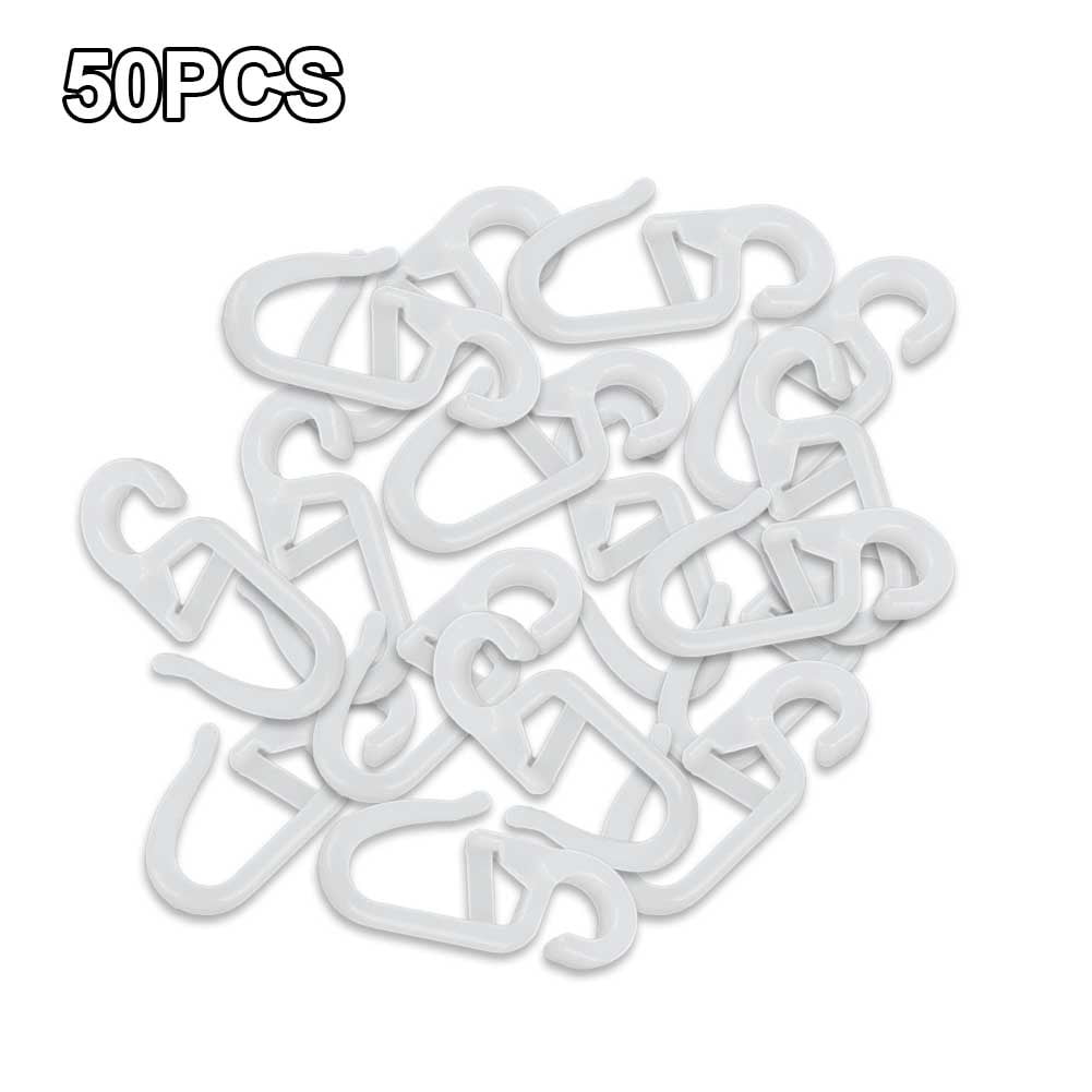 50Pcs Curtain Folding Hook Hook Curtain Accessories - Walmart.com