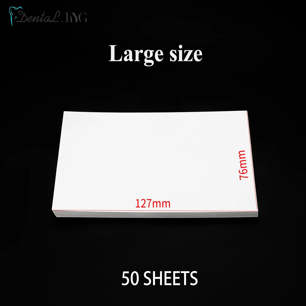 50pcs Dental Disposable Mixing Paper Dentistry Tools Cement Powder Pad ...