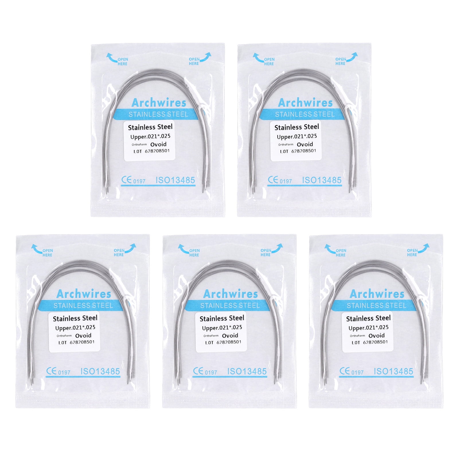 50pcs Dental Orthodontic Arch Wire Orthodontic Rectangular Arch Wire ...