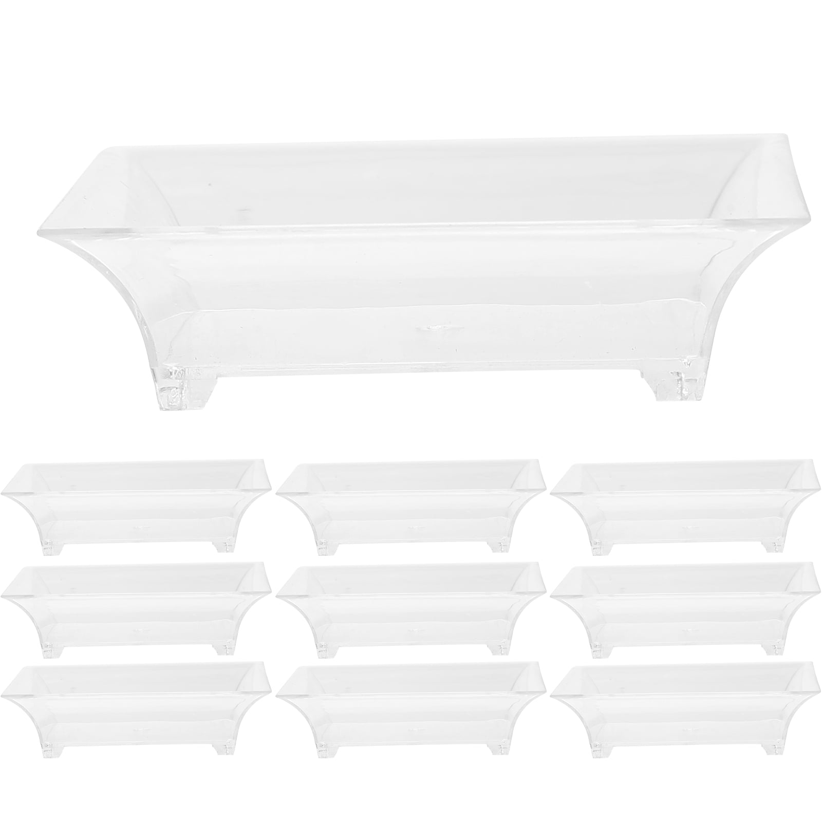 50pcs Disposable Serving Plates Candy Table Containers Disposable ...