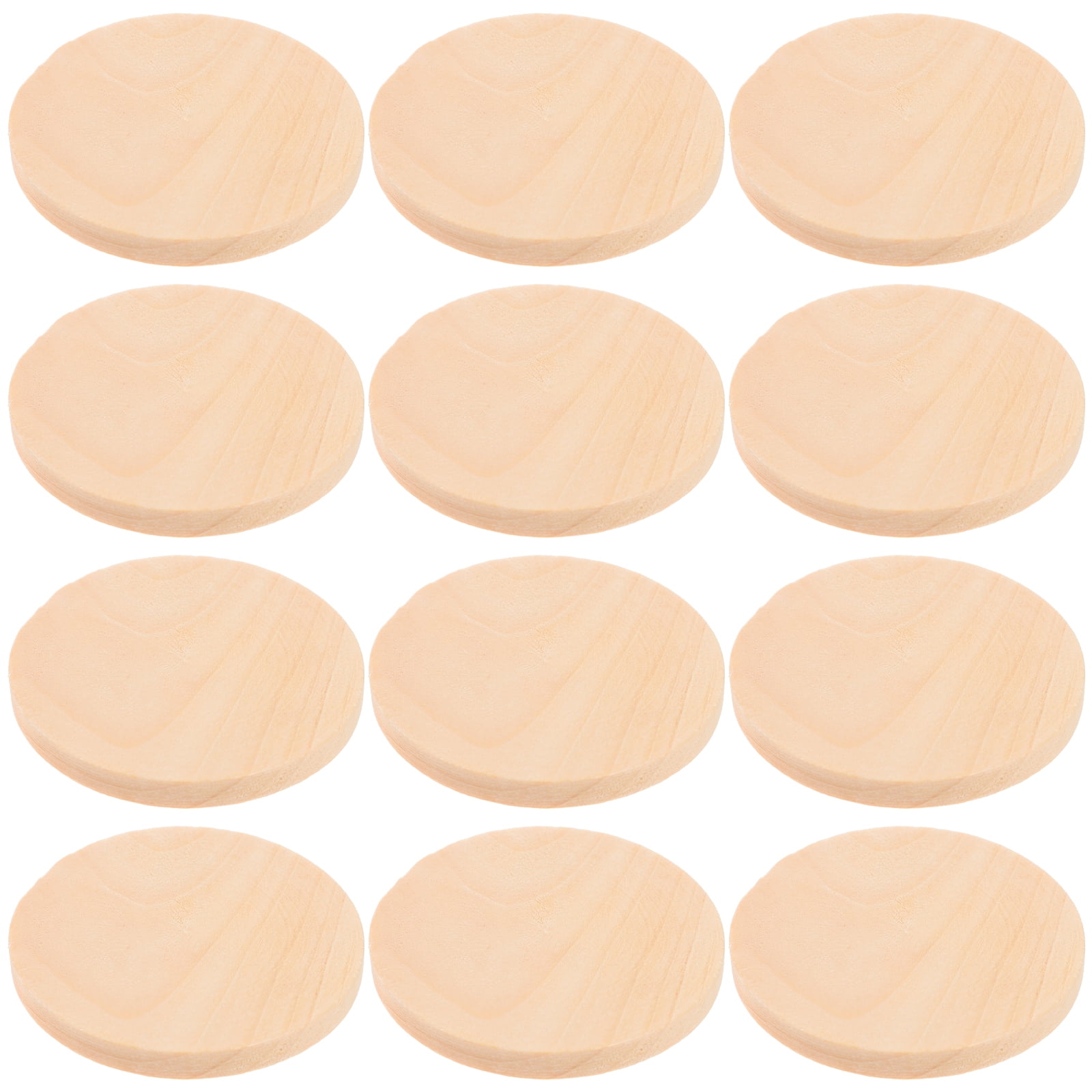 50pcs Diy Craft Blank Cutouts Diy Wooden Cutouts Diy Painting Wooden ...