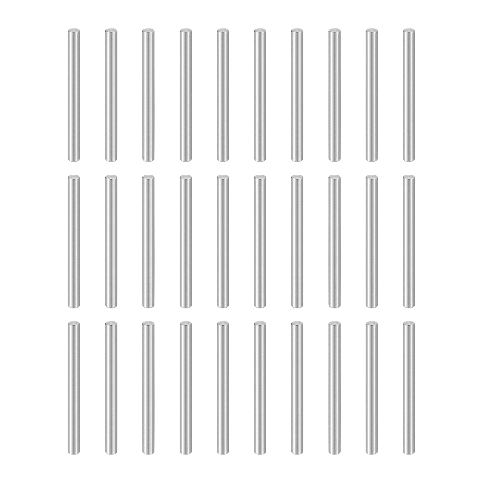 50pcs Dowel Pins M4(4mm) x 50mm 304 Stainless Steel Cylindrical Shelf ...