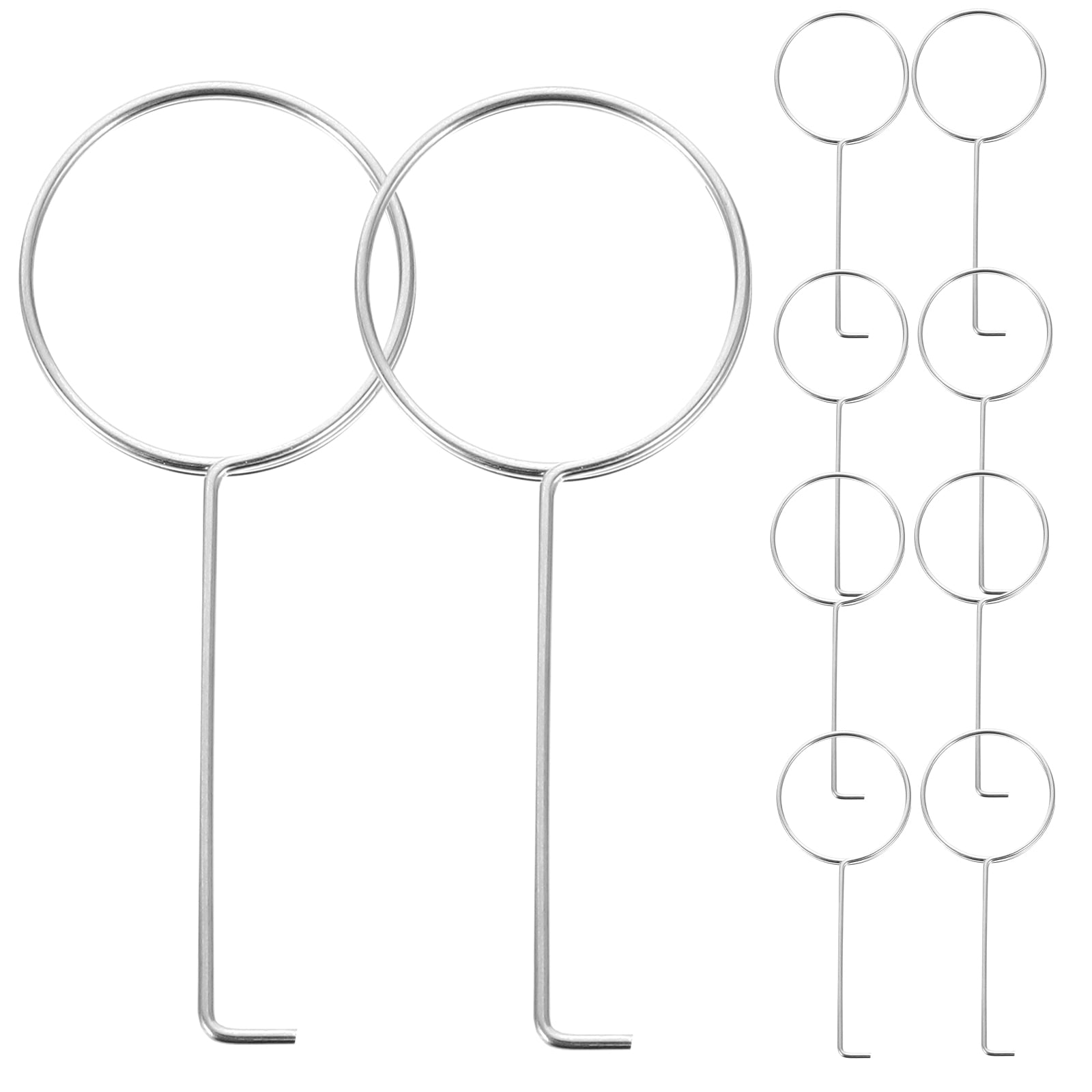 FONDOTIN 50Pcs Smooth Design Floor Drain Grate Hooks for Easy Bathroom ...