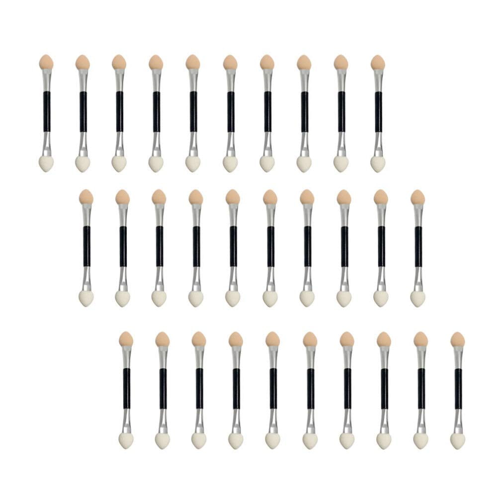 50pcs Dual Sides Eyeshadow Brush Face Blush Eyeshadow Brush Sponge ...