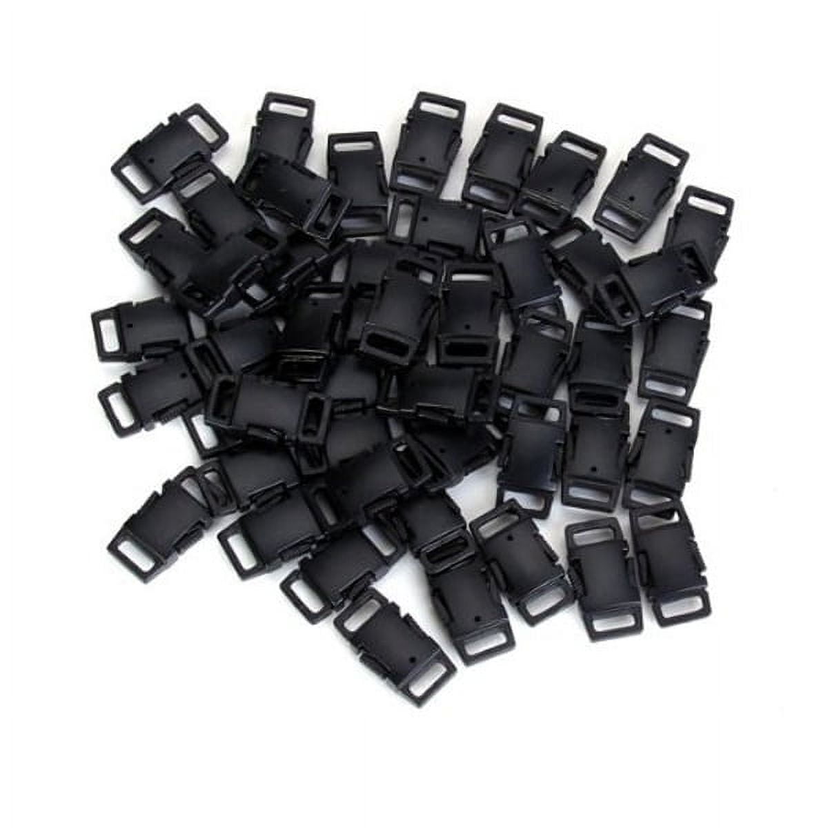 50pcs Durable Hard Plastic Side Release Buckles for Webbing /Dog Collar ...