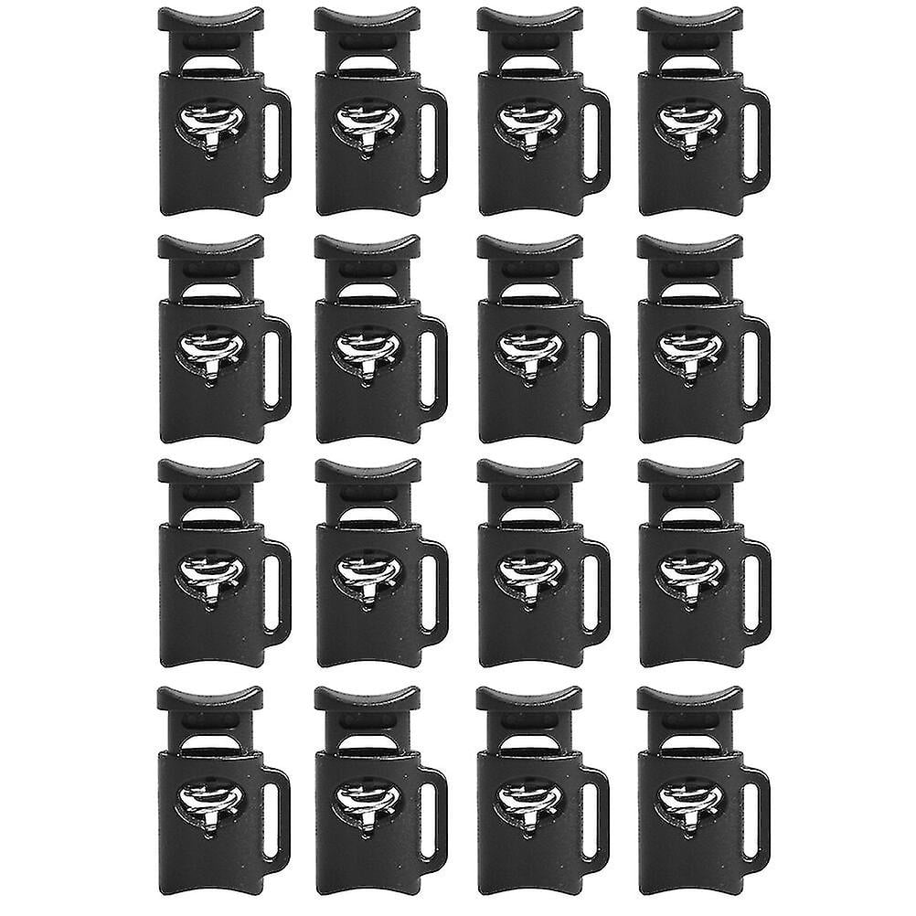 50pcs Elastic Cord Barrel Toggle Buckle - Spring Stopper Lock End ...