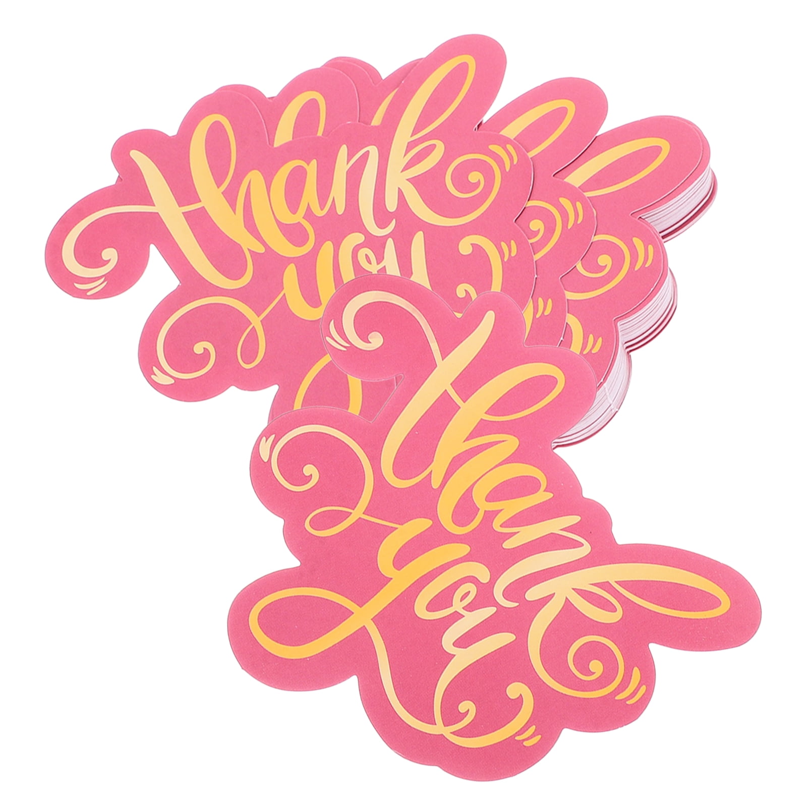 50pcs Elegant Thank You Cards For Small Business Retail And Customer ...