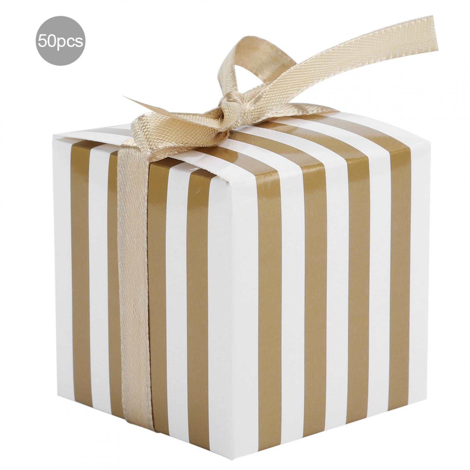 50pcs Favor Gift Box Candy Boxes Wedding Birthday Party Graduation ...