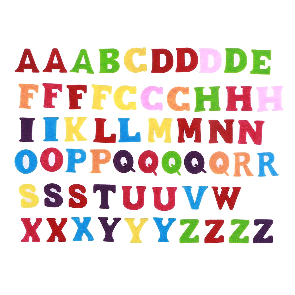 50pcs Felt Alphabet Letters Non-woven Fabric ABCs for DIY Craft Kids ...