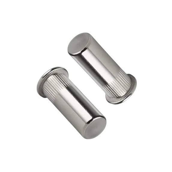 50pcs Flat Head Sealed Rivet Nuts 304 Stainless Steel Blind Closed End ...