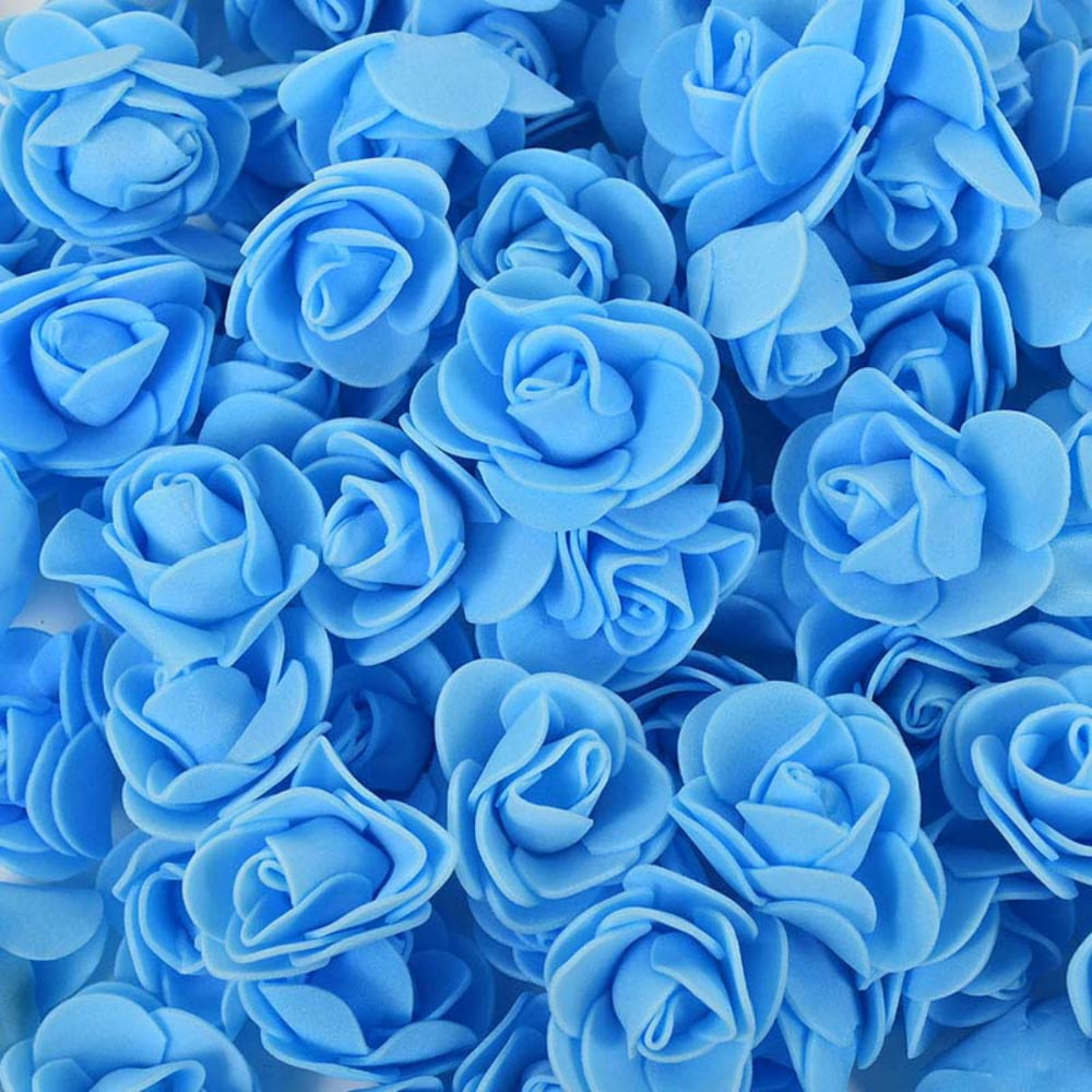 50pcs Foam Flowers Bulk, Artificial Flowers Foam Roses for Crafts, DIY ...