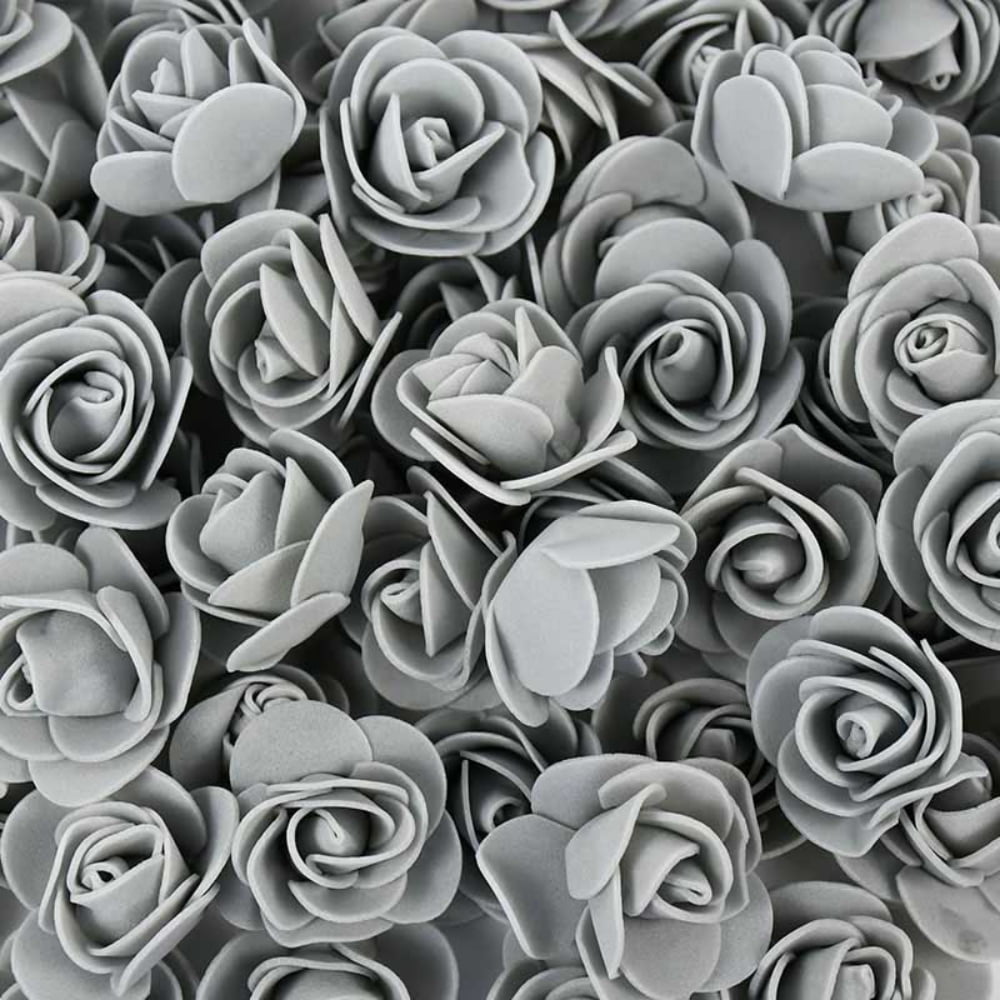50pcs Foam Flowers Bulk, Artificial Flowers Foam Roses for Crafts, DIY ...