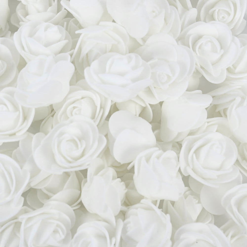 50pcs Foam Flowers Bulk, Artificial Flowers Foam Roses for Crafts, DIY ...