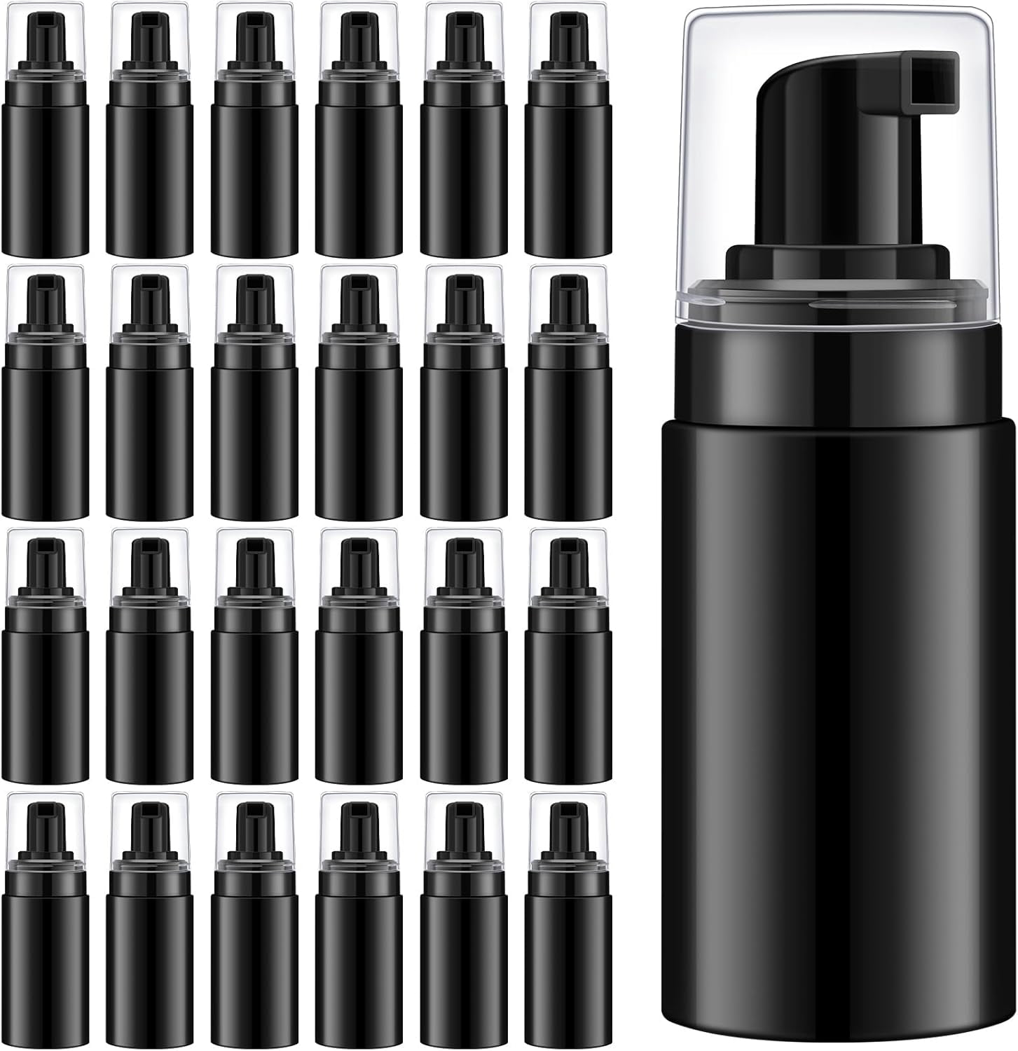 50pcs Foam Pump Bottles 1oz/30ml Plastic Mini Empty Dispenser DIY ...
