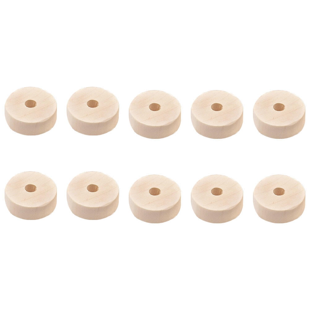 50pcs Funny DIY Log Wheel DIY Wood Wheel Unfinished Wood Wheels for ...