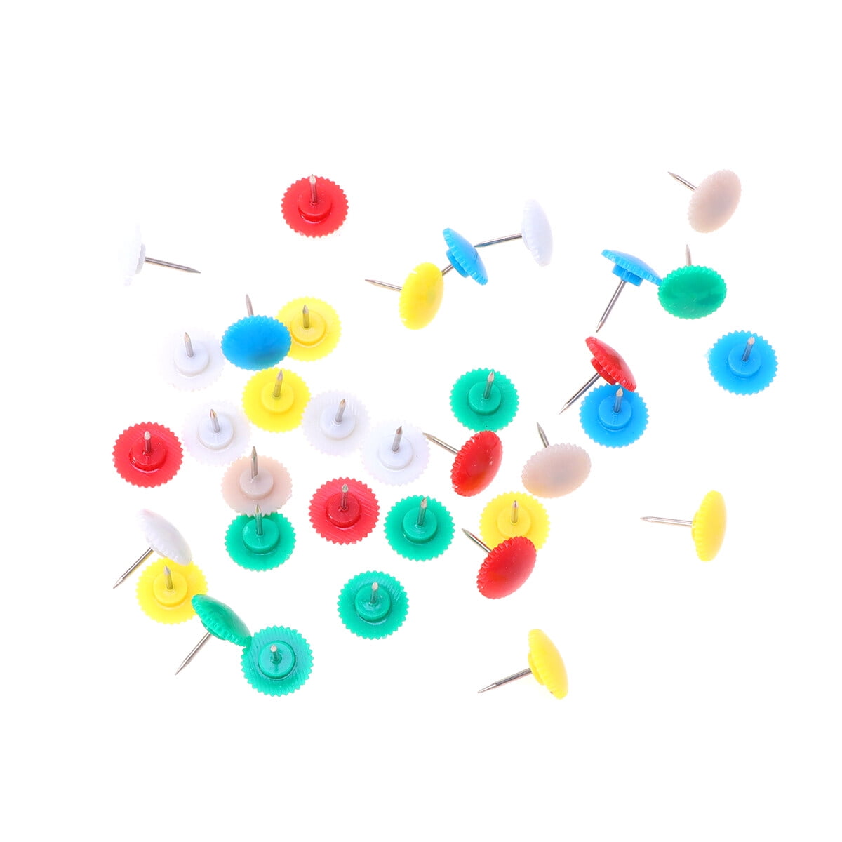 50pcs Gearwheel Push Pin Colorful Push Pin Creative Drawing Pin Pretty ...
