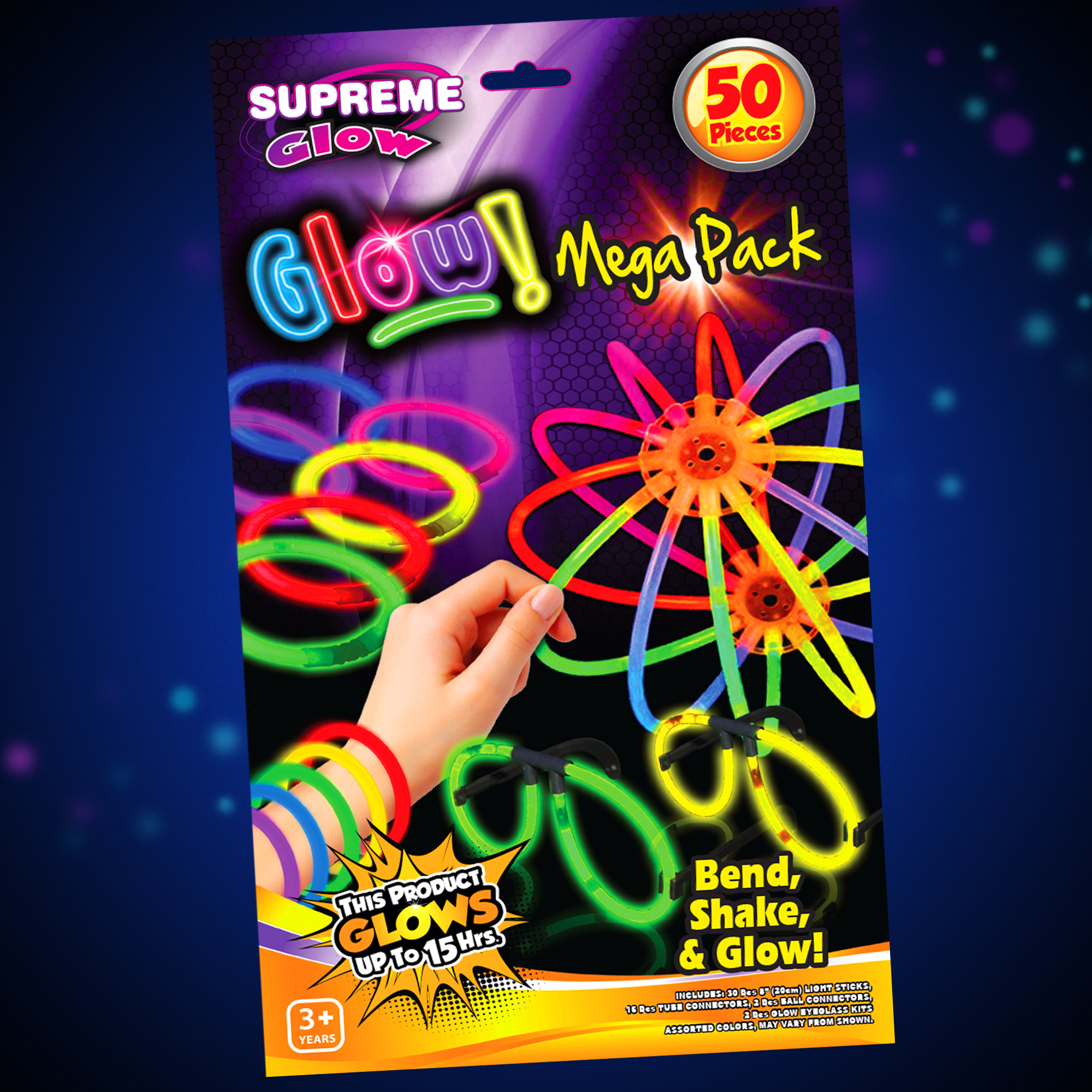 50pcs Glow Mega Pack - Walmart.com