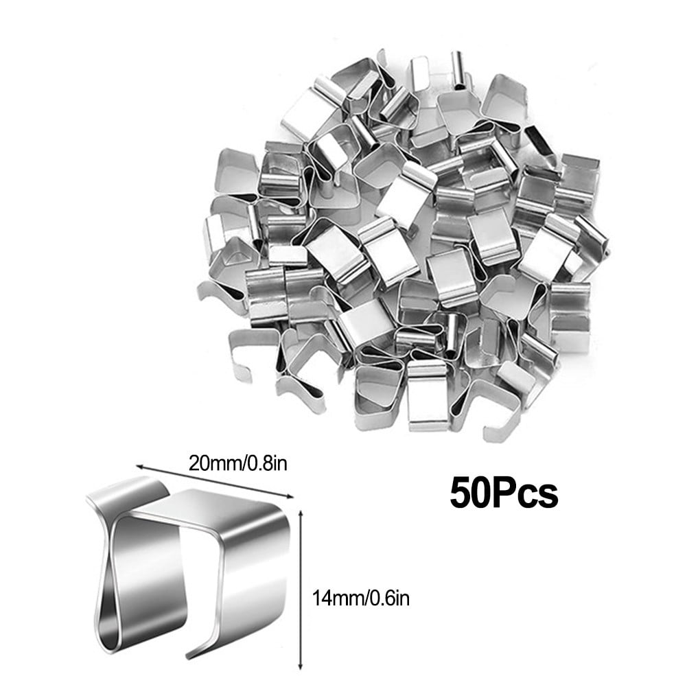 50pcs Gutter Hooks Led Light Holder Christmas Lights Clips Outdoor ...