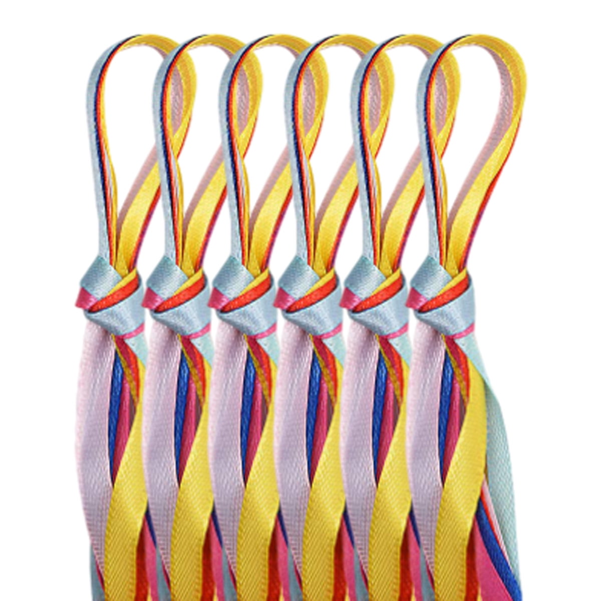 50pcs Hair Braids Assorted Gradient Colorful Braided Hair Rope Band Set ...