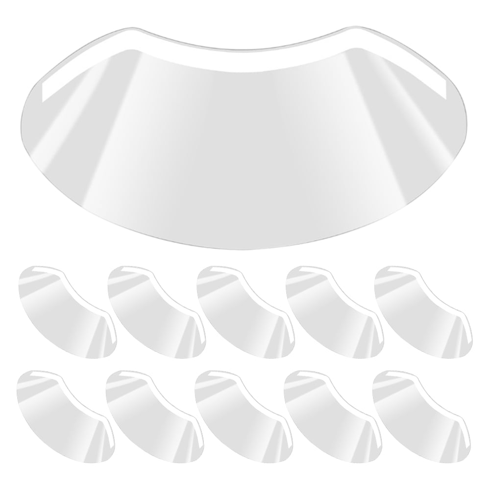 50pcs Haircut Eye Shields Plastic Eye Shields Visor Transparent Shower ...