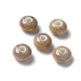 50pcs Handmade Porcelain Beads Rondelle Peru 12x7mm Hole: 3.3mm for DIY ...