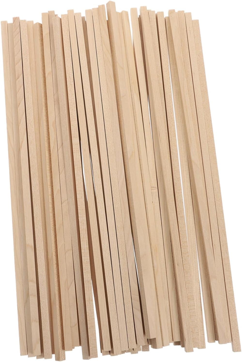 50pcs Handmade Wooden Strips Wooden Blocks for Crafts Building Model ...
