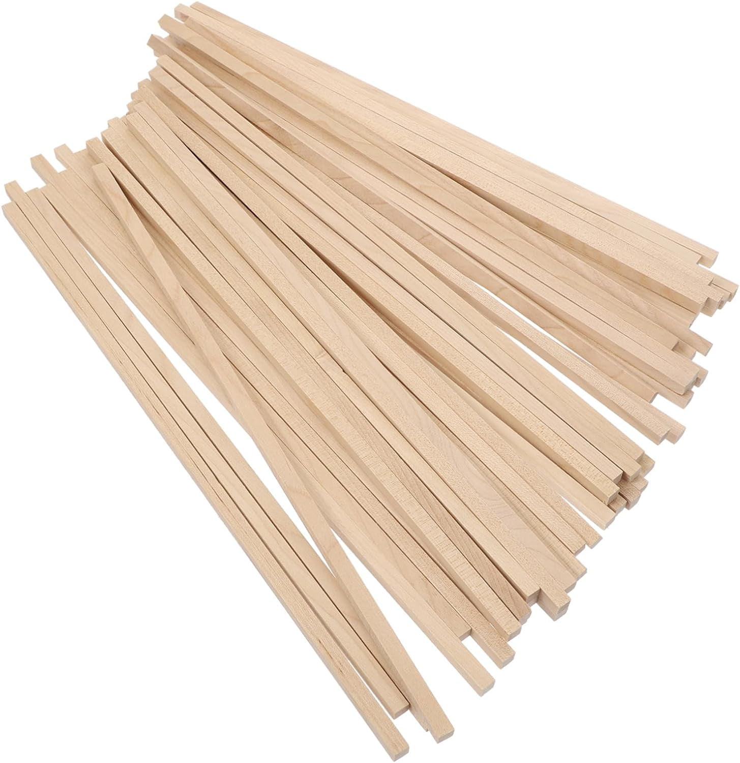 50pcs Handmade Wooden Strips Brain Toy Wood Battens Natural Sticks Wood ...
