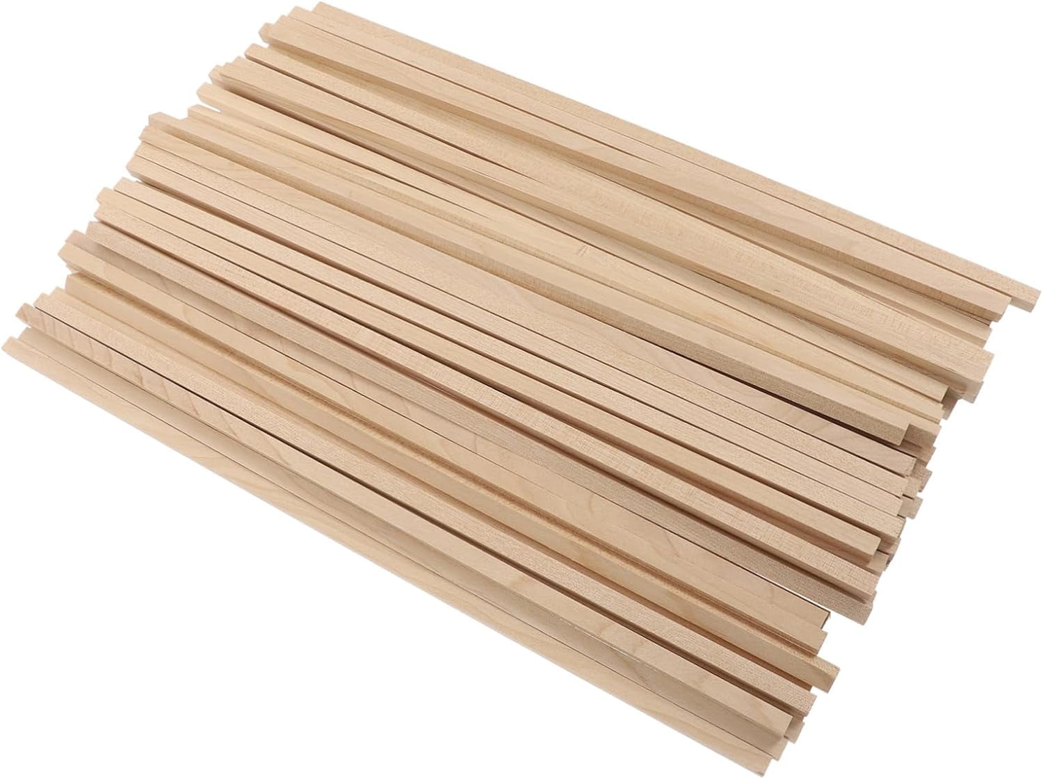 50pcs Handmade Wooden Strips Wood Material Wooden Sticks DIY Stick ...