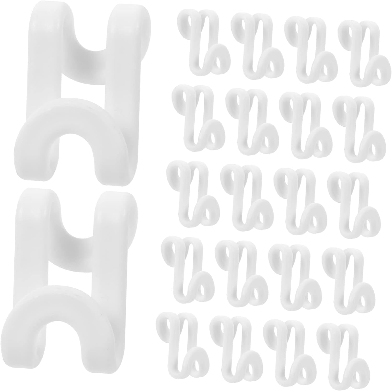 50pcs Hanger Link Hook Closet Hangers for Clothes Outdoor Hooks for ...