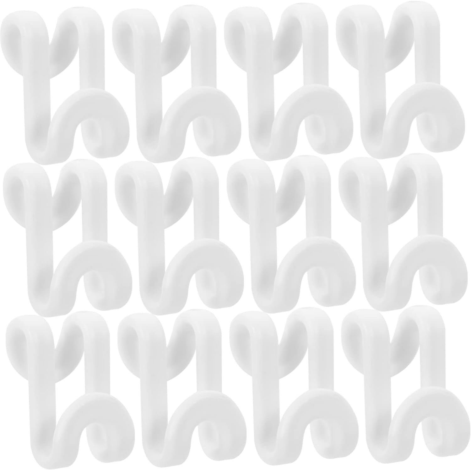 50pcs Hanger Link Hook Heavy Duty Plastic Hangers Heavy Duty Hangers ...
