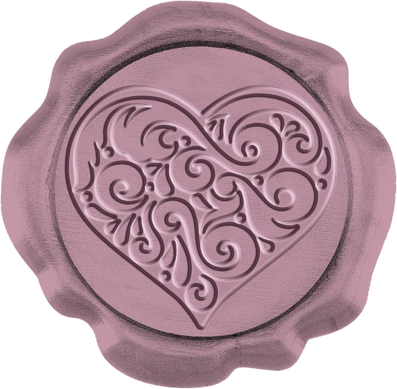 50pcs Heart Wax Seal Stickers Wedding Adhesive Wax Seal Stamp Stickers ...