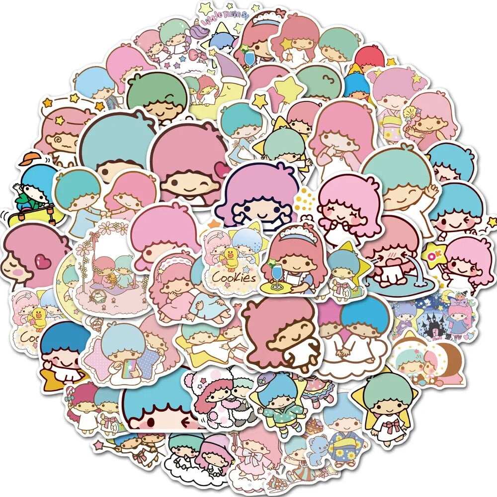 50pcs Hello Kitty Sticker Toys for Girls Kawaii Stickers Cute Sticker ...