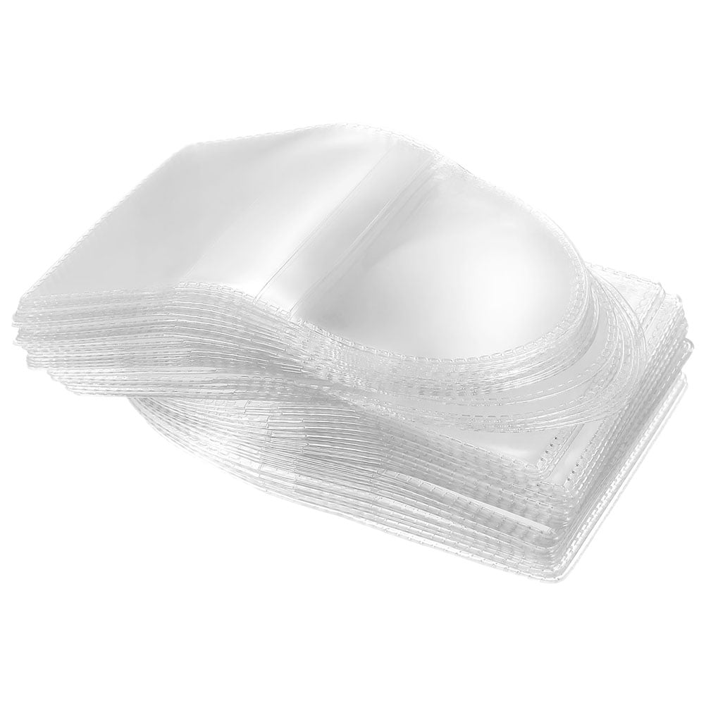 50pcs Individual Holders for Transparent Storage Sleeves Clear PVC ...
