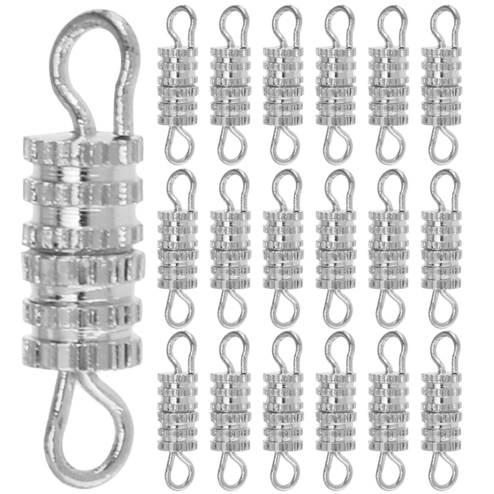 50pcs Jewelry Clasps Screw Type Clasp for Necklace Bracelet Chain DIY ...