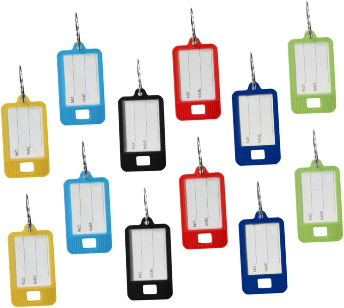 50pcs Key Tag Blank Labels Paper Key Tags Present Tags Name Label Tags ...