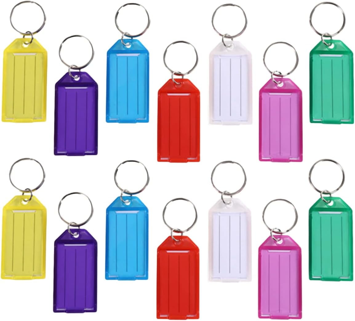 50pcs Key Tags Key Tags Label Window Tags Ring Key Tags with Ring ...