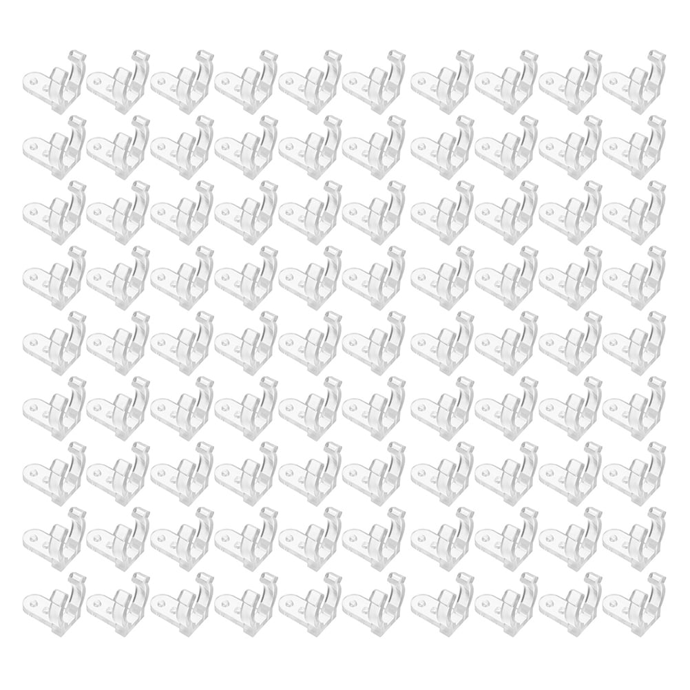 50pcs LED Rope Light Clips Rope Light Mounting Clips Transparent ...