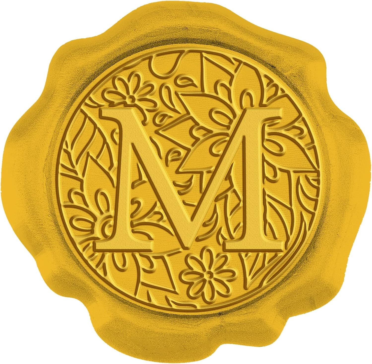 50pcs Letter M Wax Seal Stickers Initial Self Adhesive Wax Seal Stamp ...