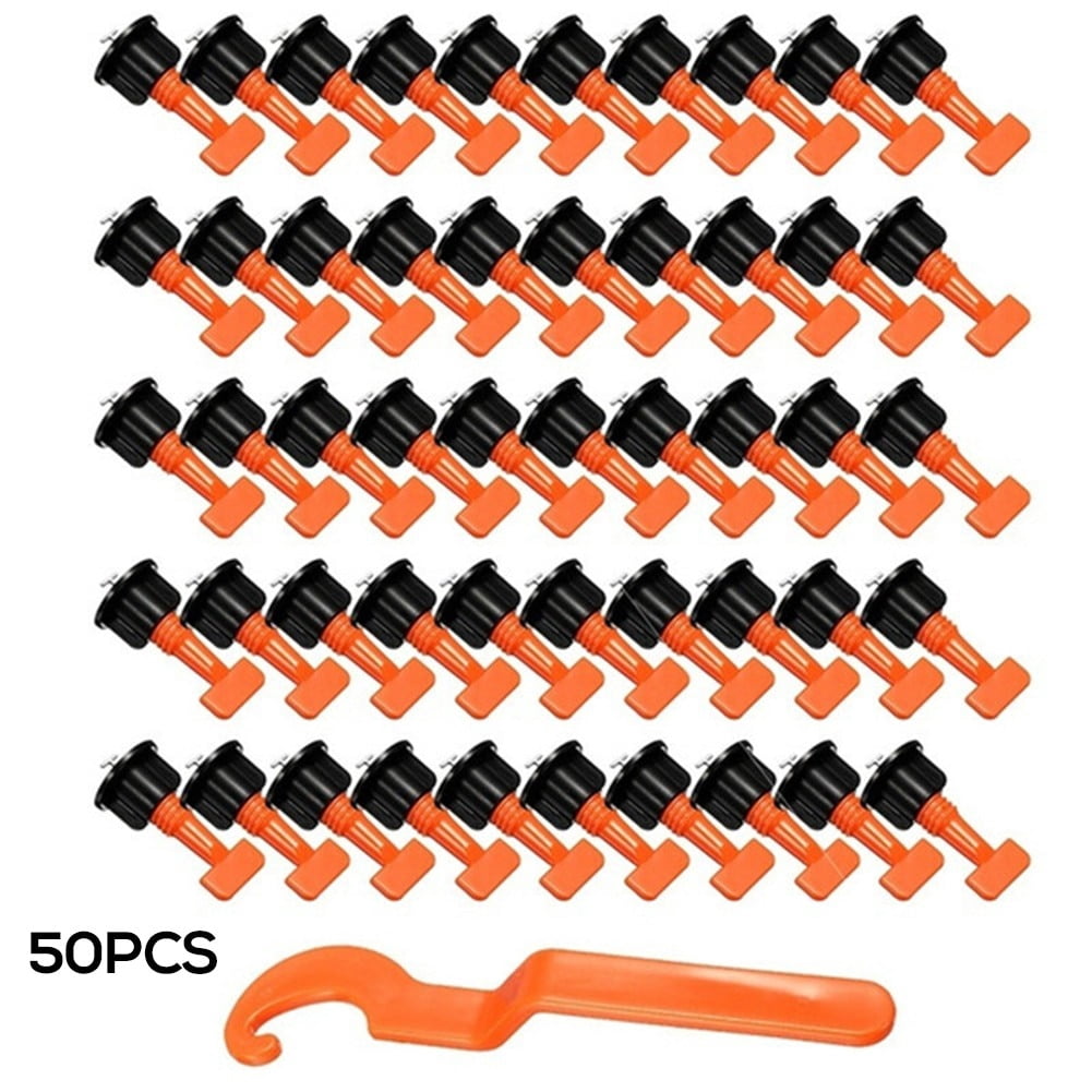 50pcs Level Wedges Alignment Tile Spacers Kit For Flooring Wall Tile ...
