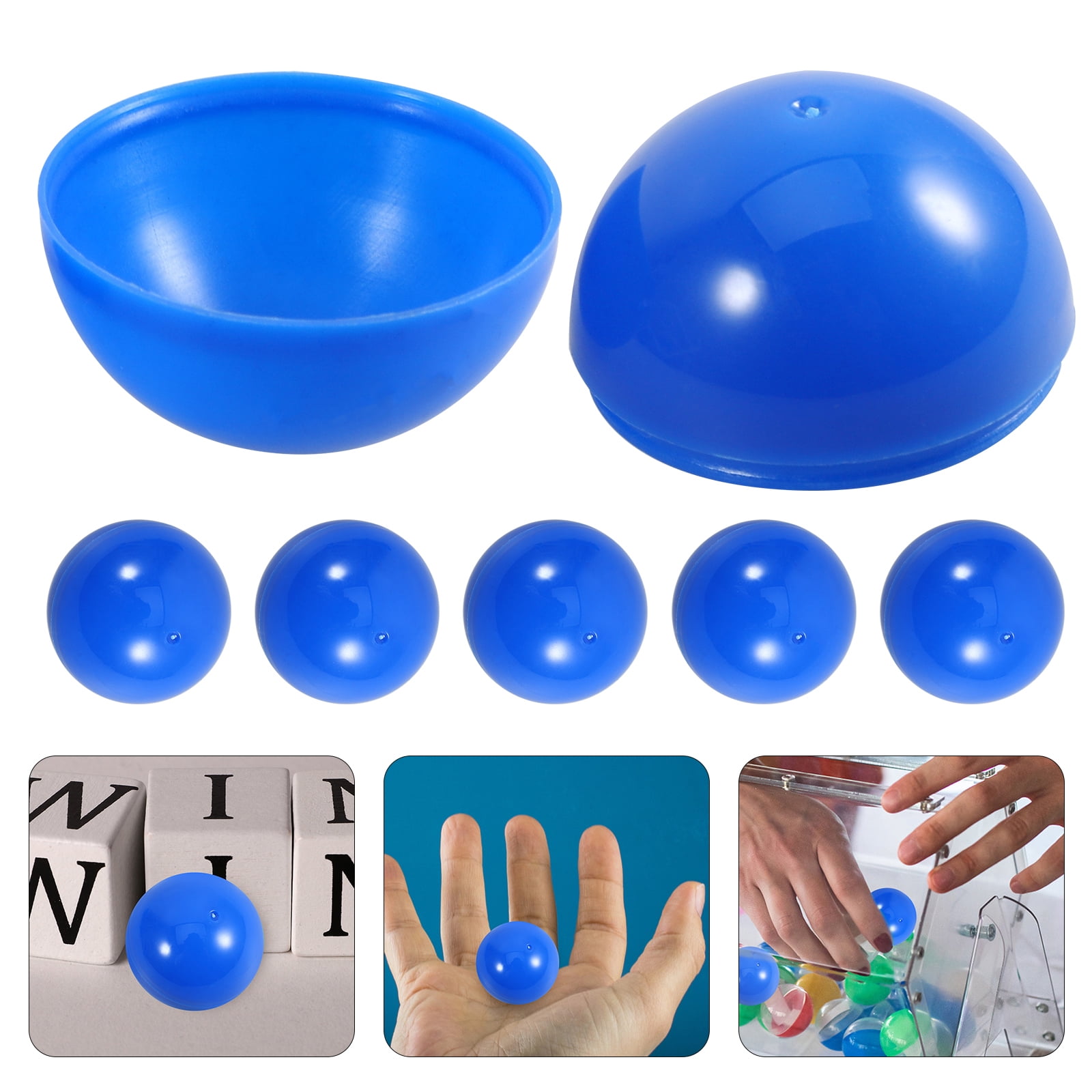 50pcs Lottery Balls Raffle Drawing Balls Lottery Balls Openable Game ...